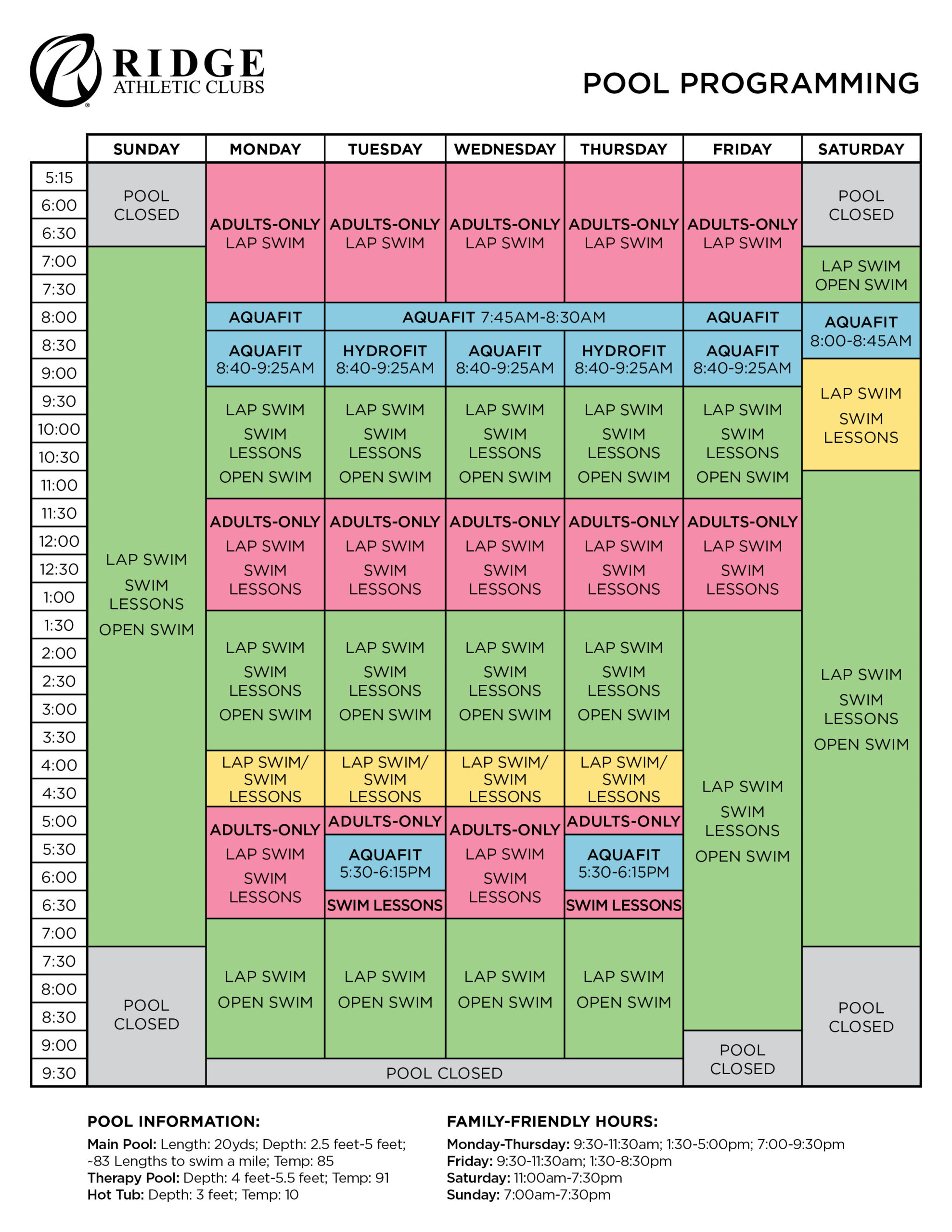 Ridge Aquatics - Ridge Athletic Clubs